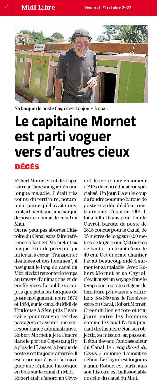 Hommage à Robert Mornet – Croqueur de nature, par Nicolas